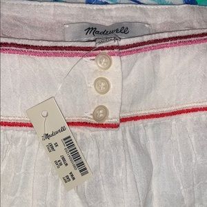 Madewell | Tops | Nwt Madewell White Floral Boho Embroidered Top Xs ...